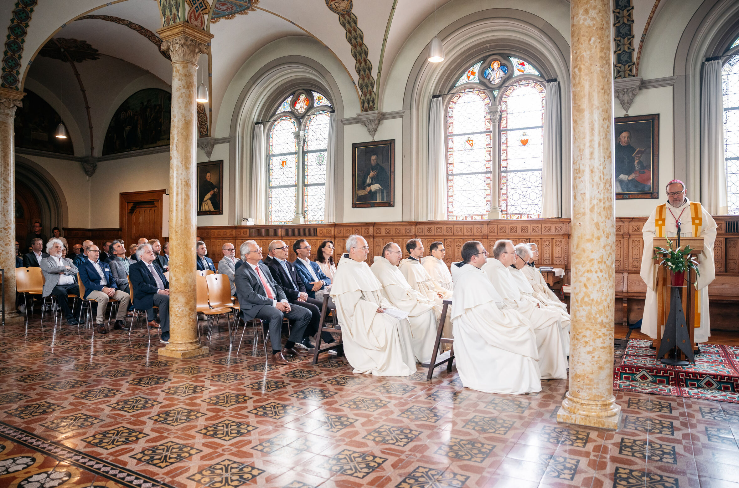 Politik und Prominenz beim Festakt - Kloster Mehrerau